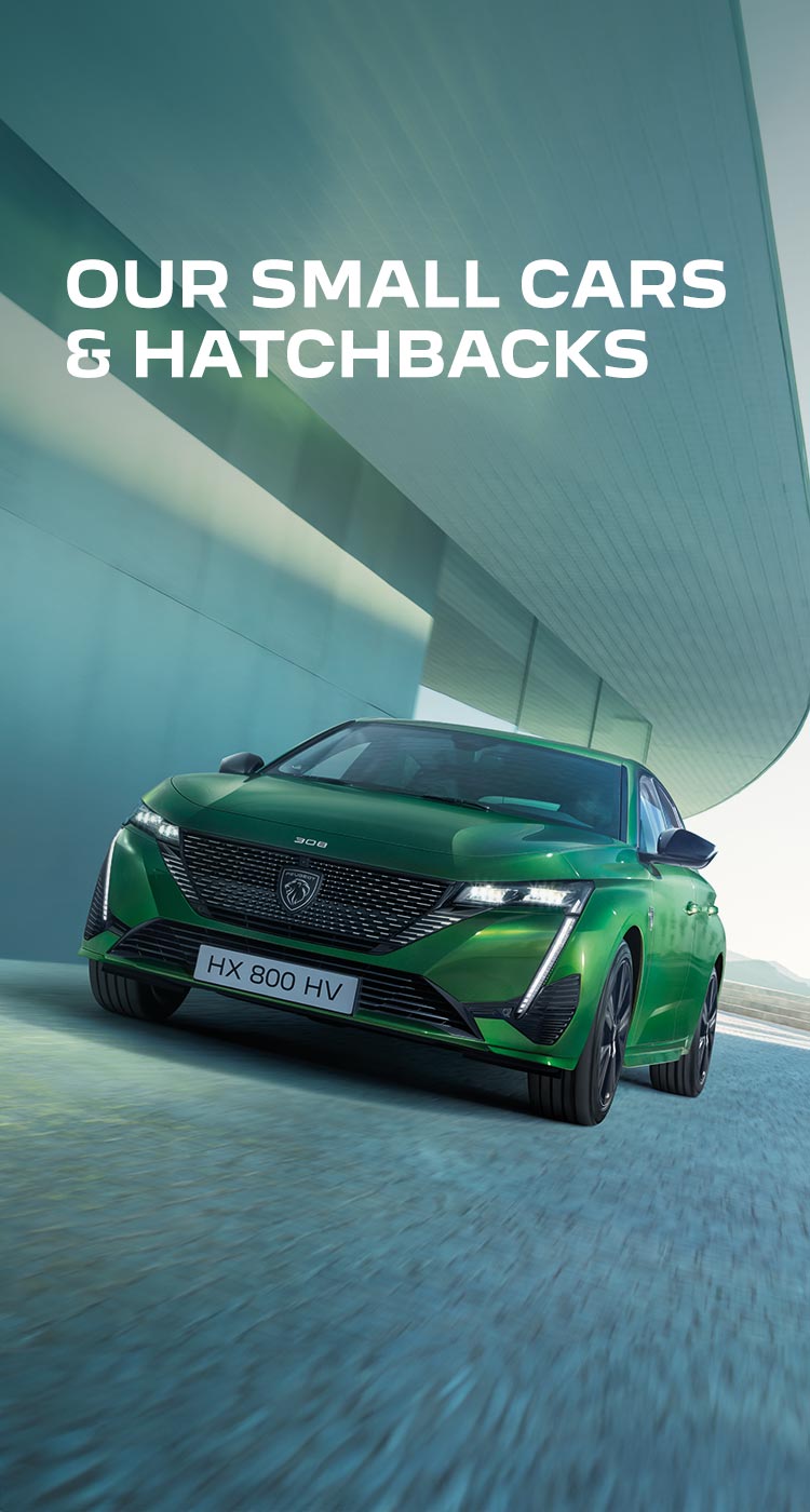 Small cars and hatchbacks: discover the PEUGEOT range
